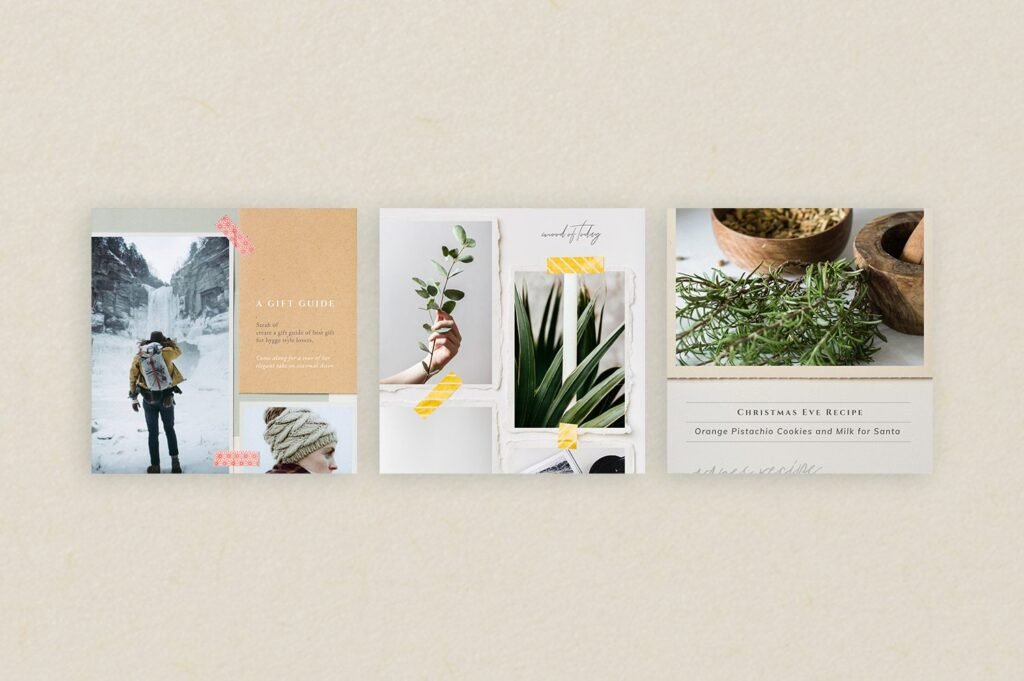 Paper Moodboard Social Media Kit - Sparrow and Snow